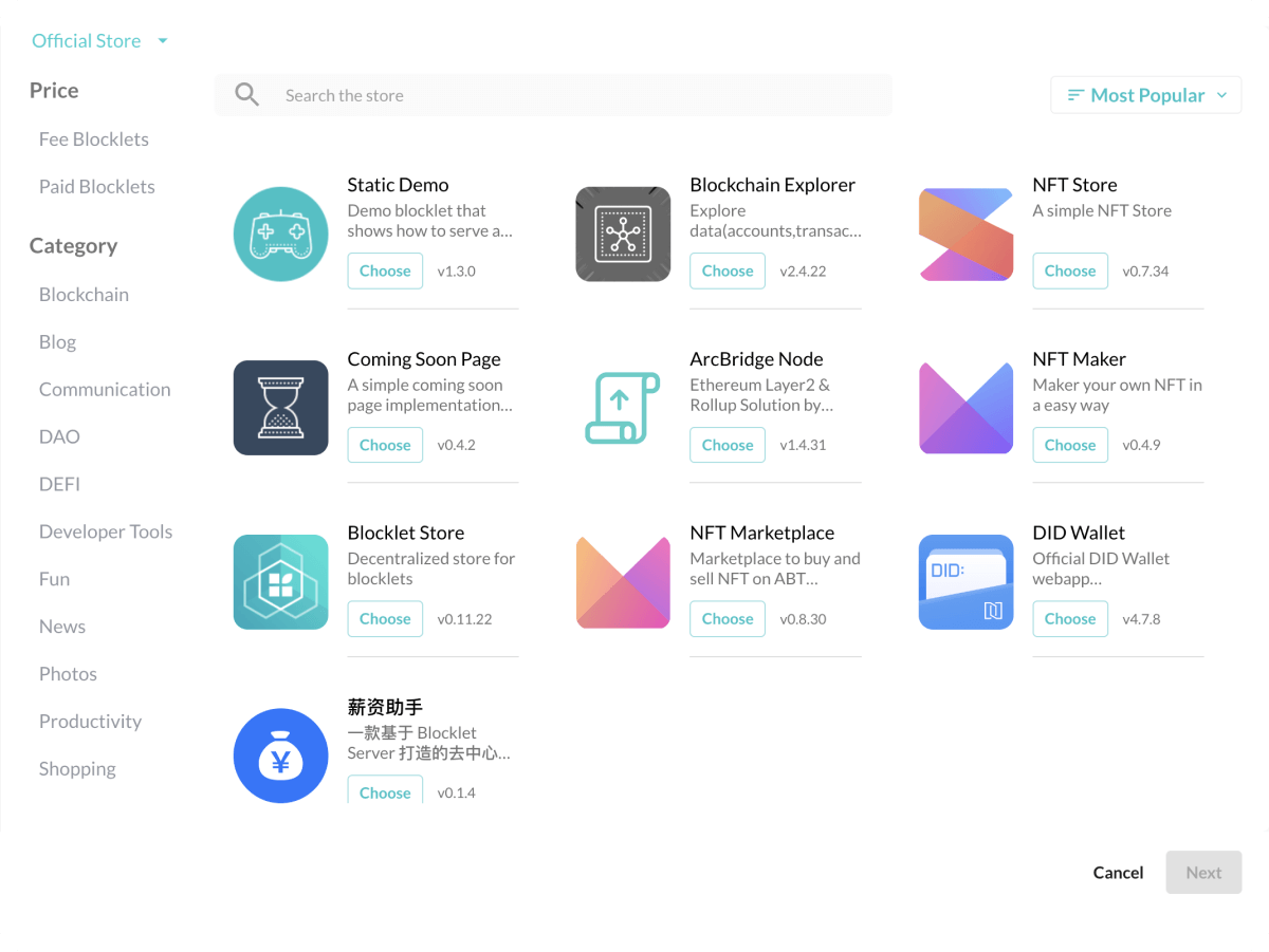 Blocklet Platform - WEB3 Application Platform