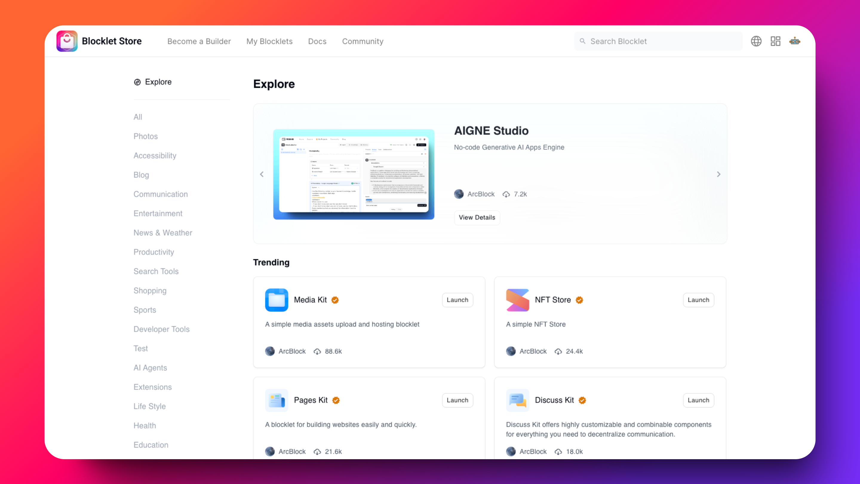 Blocklet Platform: Build & Deploy Modern Apps with Ease